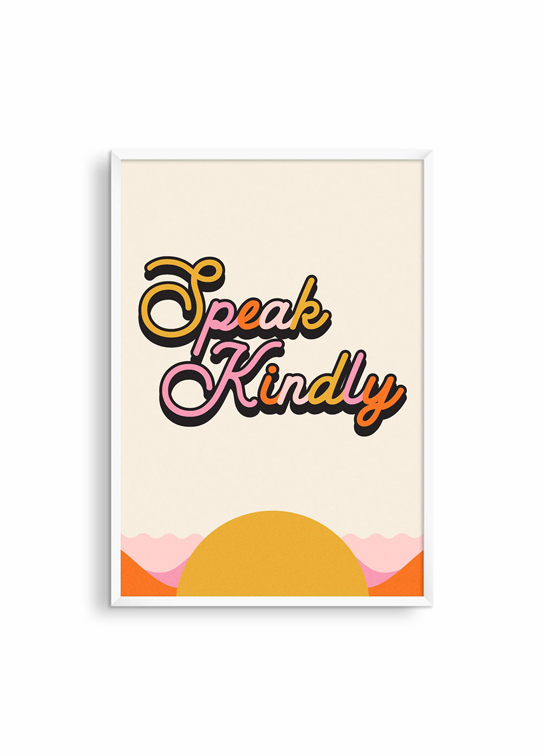 Speak Kindly Large Print – The Cold Hearted Co.